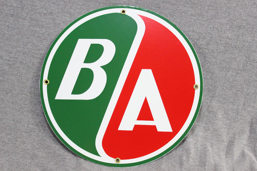 B/A Porcelain Sign | KCsKoolFuel
