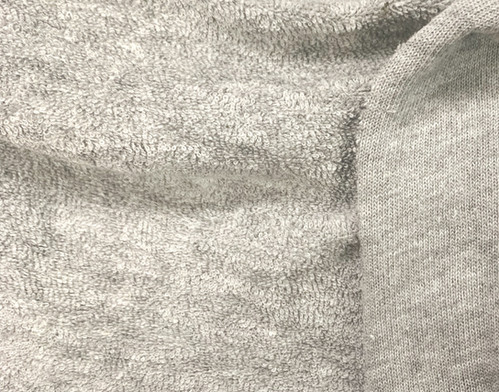 Grey Heather Loop Terry 14-15 oz | Greenetextile