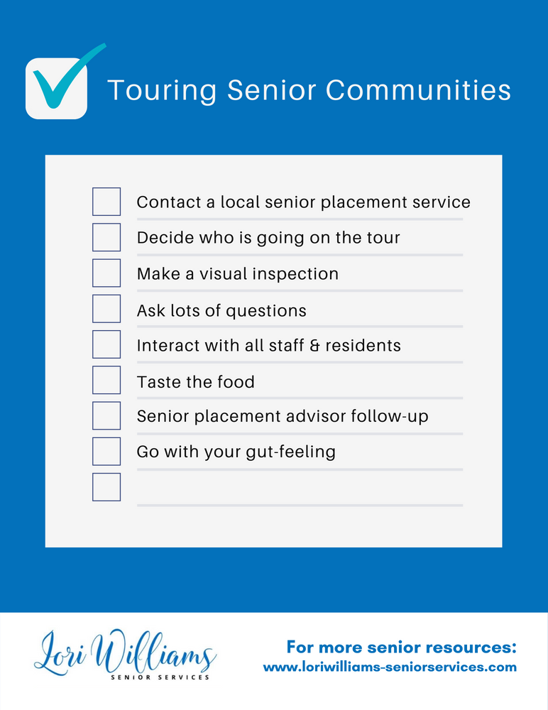 Tips on Touring Senior Communities (with checklist!)