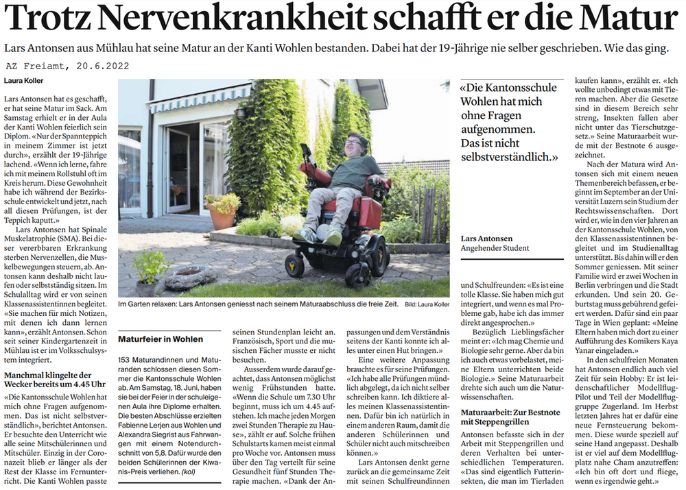 Aargauer-Zeitung vom 20.6.22