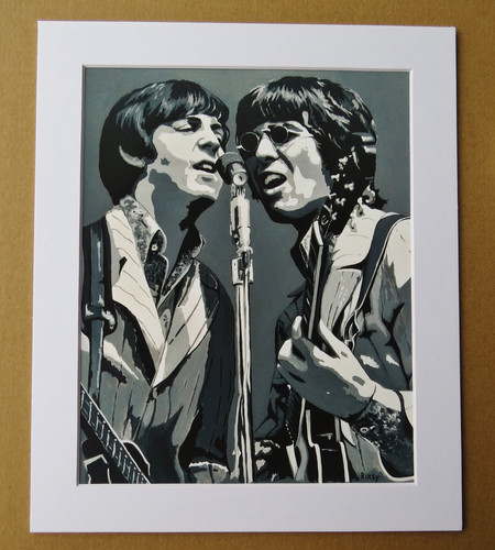 PAUL & GEORGE - ART PRINT | stevieriks