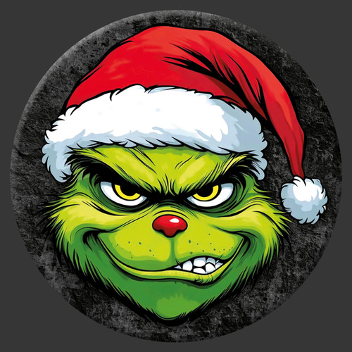 change emblem Grinch | V-Sticker.com