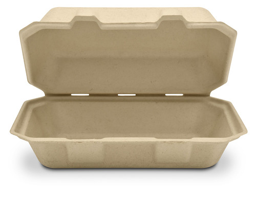 9x6” – Compostable Clamshell, Natural | Love Green Company