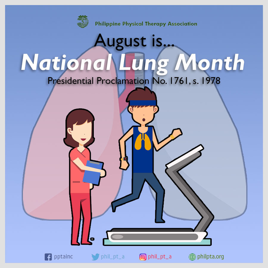 August is National Lung Month