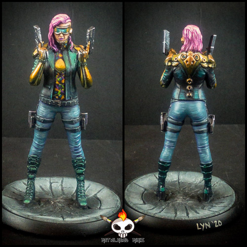 Ouroboros Miniatures, The Gunslinger 75mm | Metalhead Minis