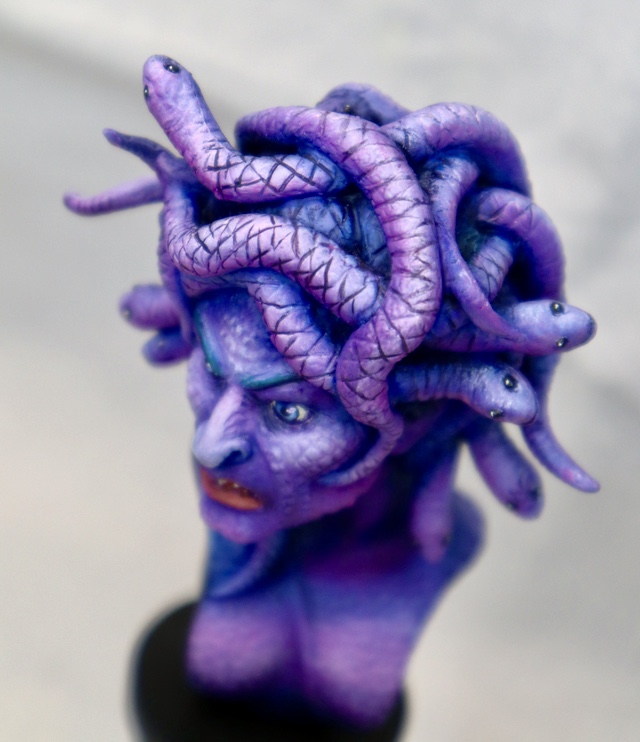Black Heart Models, Medusa, Version 2 - Painted | Metalhead Minis