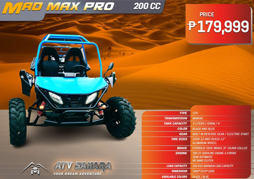 Mad Max Pro 200CC | Cellzone Online Shop