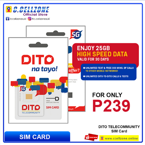 DITO SIM CARD KIT P199 | Cellzone Online Shop