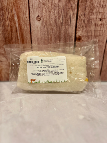 3 Pack Frozen Bean and Cheese Burrito | The Lantern