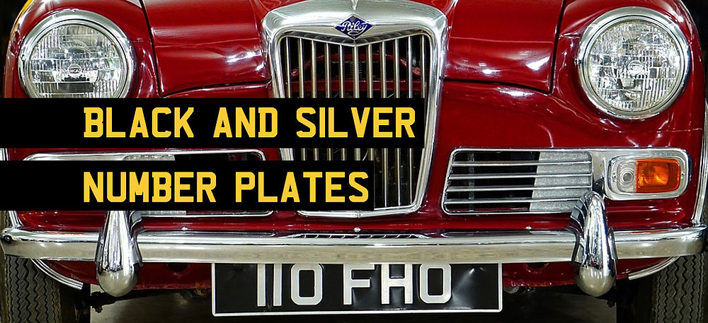 Black & Silver Number Plates: The Law, Suppliers & Advice