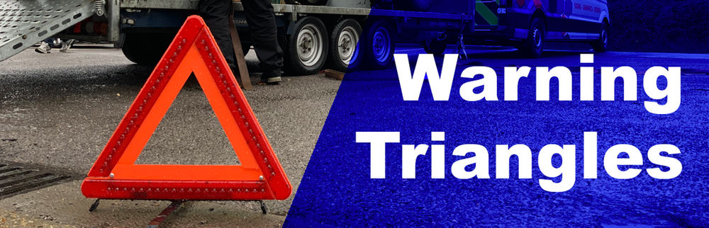 Why should your vehicle have a warning triangle?