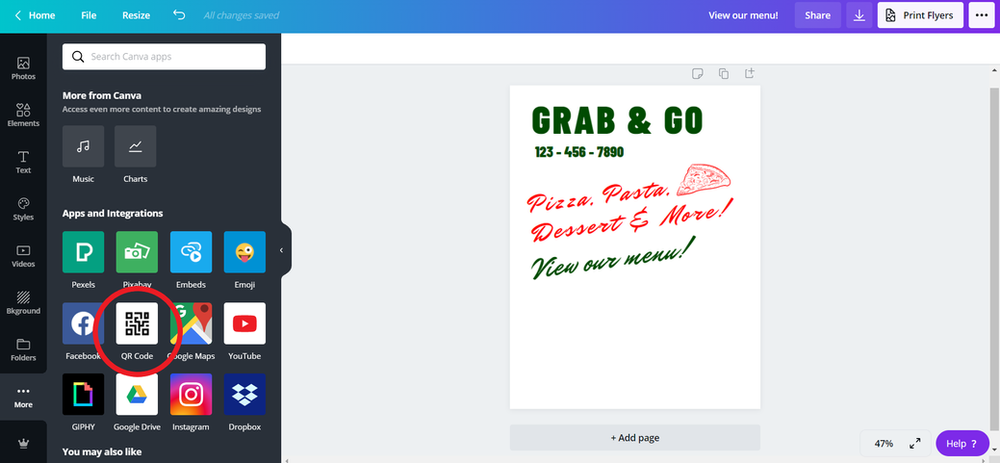 How to Create a QR Code in Canva!