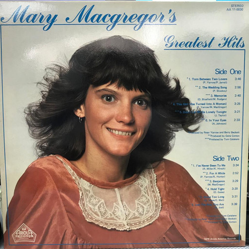 Mary Macgregor ‎– Mary Macgregor's Greatest Hits | 港膠所 Vinyl HK