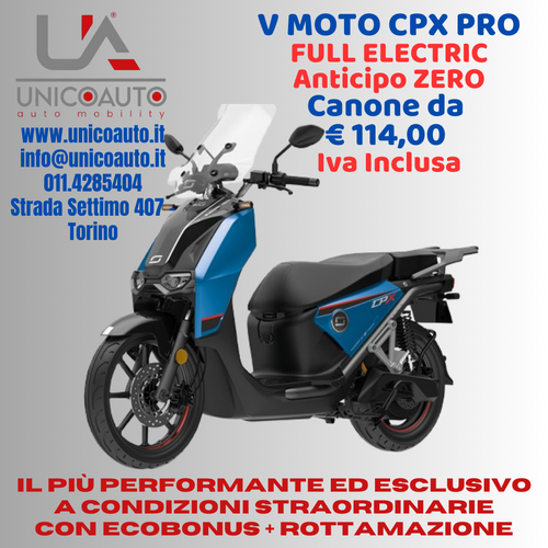 V MOTO CPX PRO - FULL ELECTRIC | UNICOAUTO