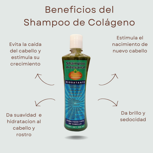 Shampoo de Colágeno para Cabello | Argonza