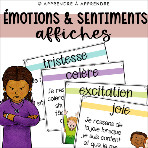 Émotions et sentiments - Affiches | Apprendre à apprendre