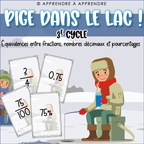 Pige dans le lac fractions | Apprendre à apprendre