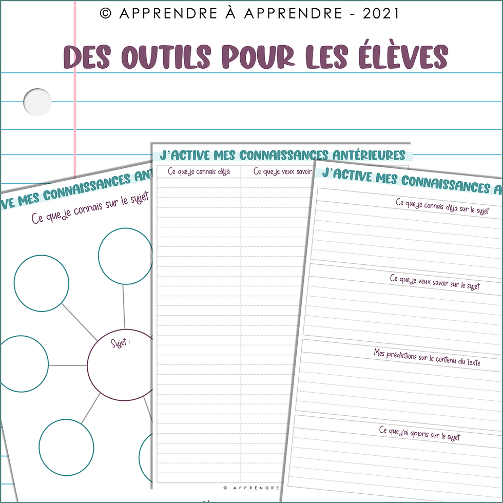 Boutique | Apprendre à apprendre