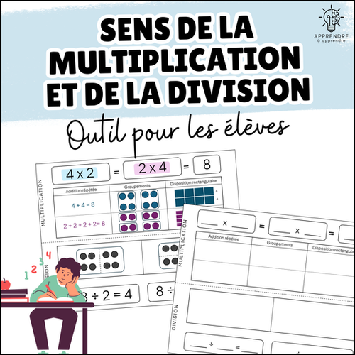 Outil sens de la multiplication et de la division | Apprendre à apprendre