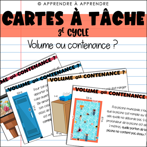 Volume ou contenance ? | Apprendre à apprendre