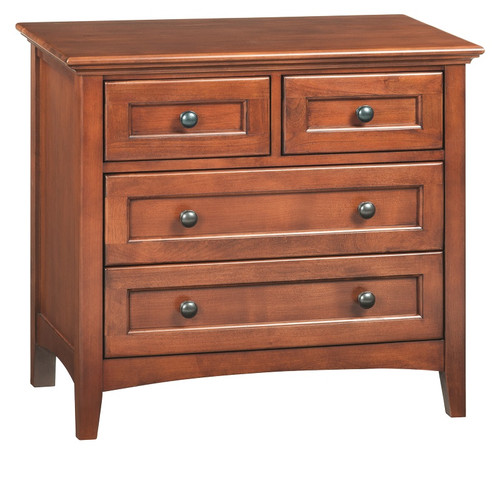 McKenzie 4-Drawer Nightstand -Glazed Antique Cherry | Four Sisters