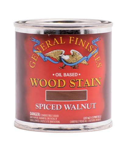 Spiced Walnut Half Pint Liquid Oil Based Stain | Four Sisters
