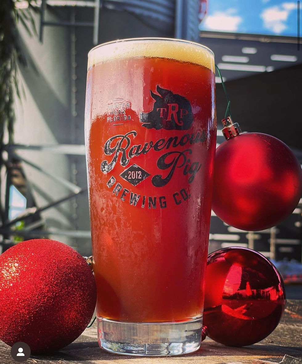 Cheers To Ravenous Pig Brewing Co’s Gingerbread Red Ale!