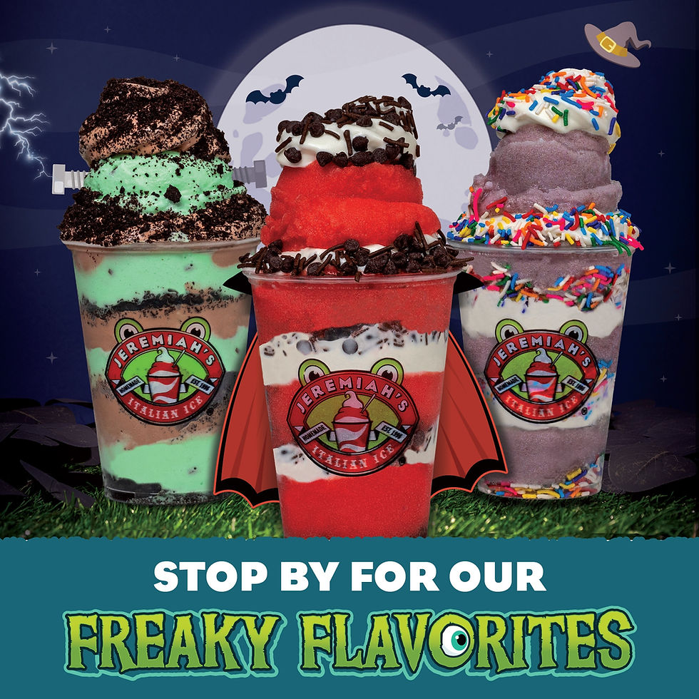 Don't miss out on Freaky Flavorites and Free Tasty Treats at Jeremiah's ...