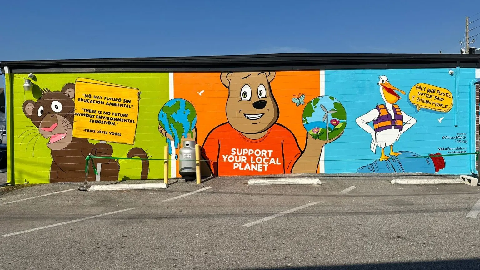 New Orlando mural by Allison Dayka showcases the effects of climate change