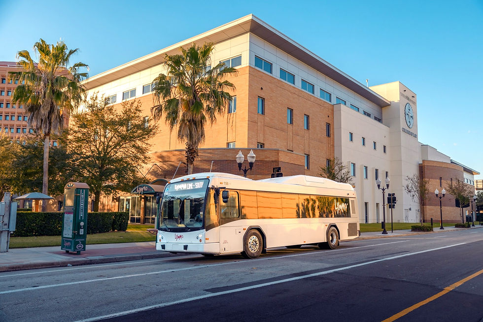 LYNX extends it's Free Lymmo Bus Lime Line into Sodo Main Street
