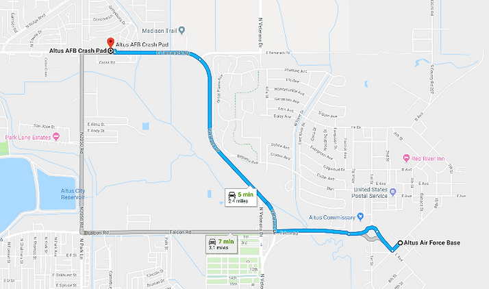 Crash-pads | Altus OK | Altus AFB Crash Pad