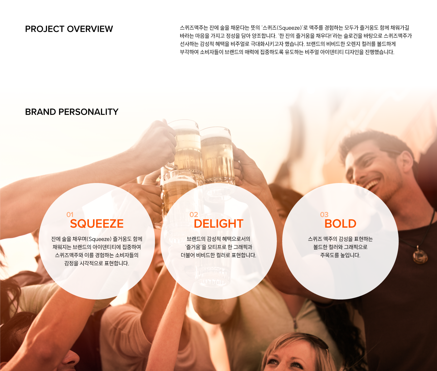 Squeeze Beer Key Visual Design