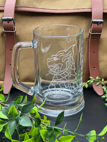 Engraved Heavy Glass Tankard in Silk Lined Box – Bespoke and Personalised