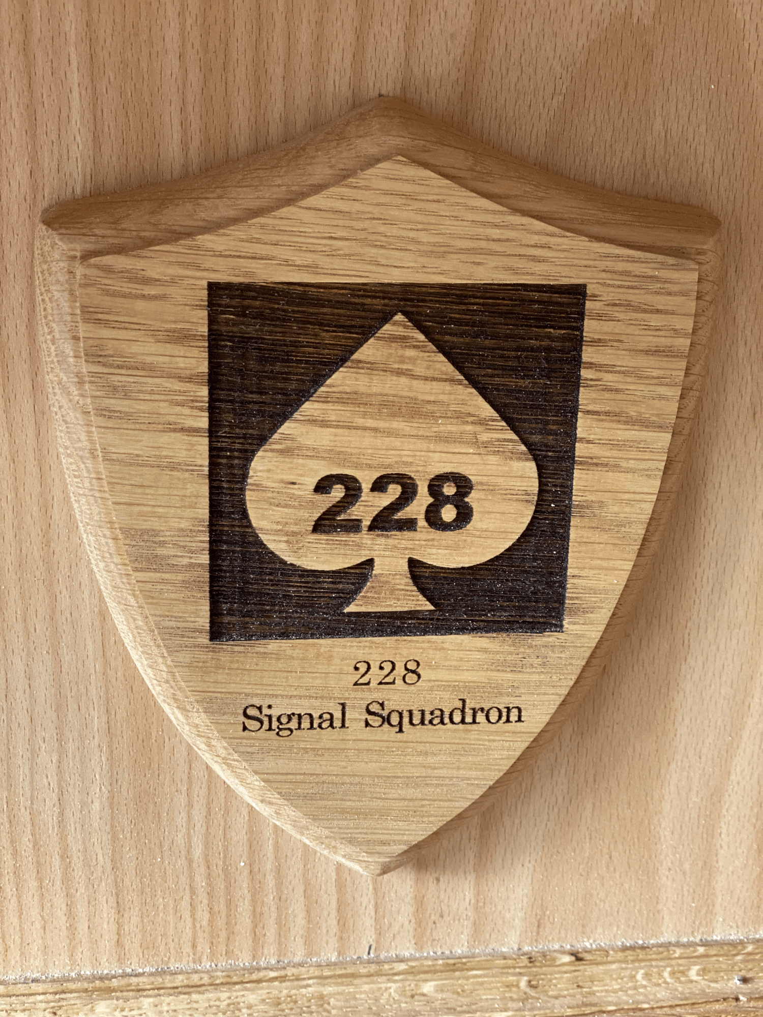 Bespoke Hardwood Customisable Shield – Personalised and Engravable