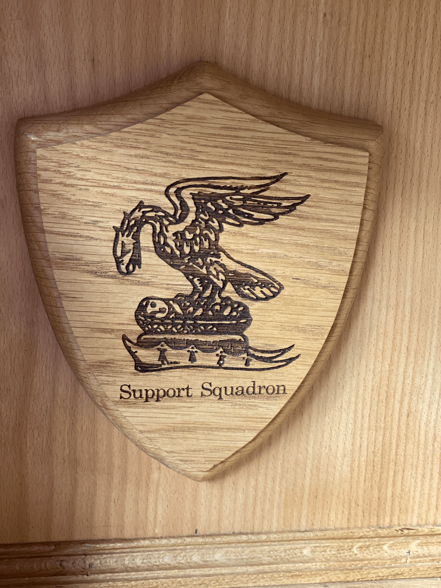 Bespoke Hardwood Customisable Shield – Personalised and Engravable