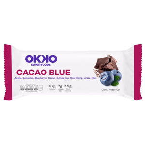 Barra cacao blue. OKKO | Misitio