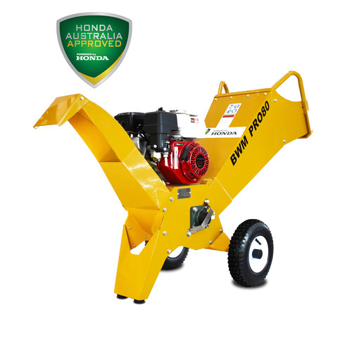 BWM PRO80H Chipper with Honda GX200 6HP Engine (Self Feeding) | Great ...