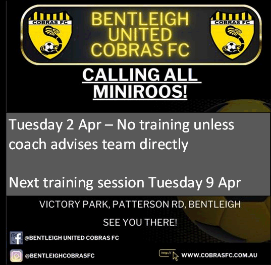 Community Football Club | Bentleigh United Cobras FC | Bentleigh