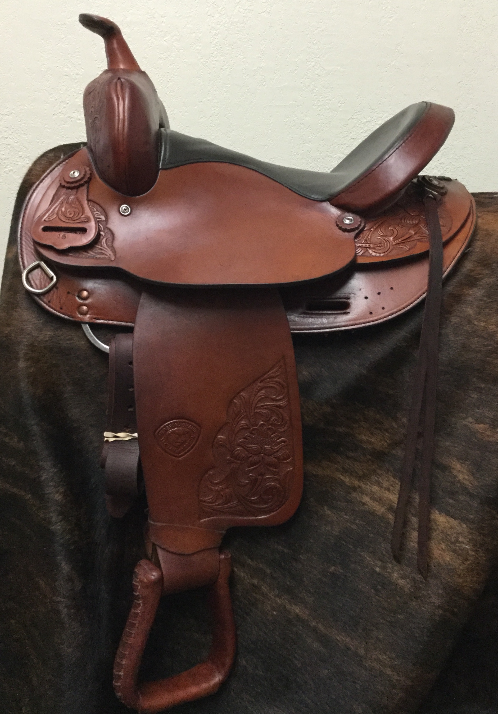 Hereford tex tan yoakum saddle - lasopanative