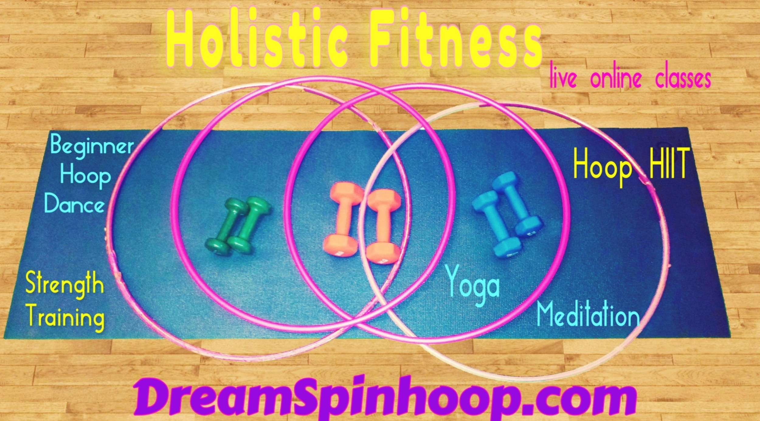 Zoom Live Hoop & Yoga Classes | dreamspin-hoop-dance