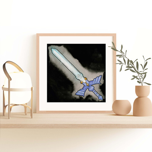 Mastersword - Zelda Fanart | Art by Leonie Jonk