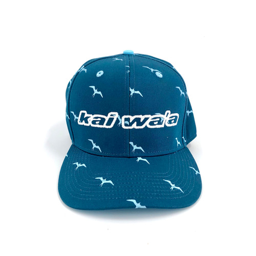 Kai Waʻa Iwa Blue Snapback Hat | kaiwaa