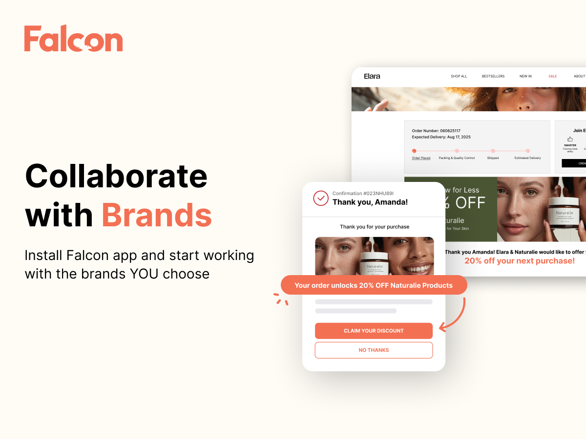 Falcon Post Purchase Offers | Wix App Market | Wix.com