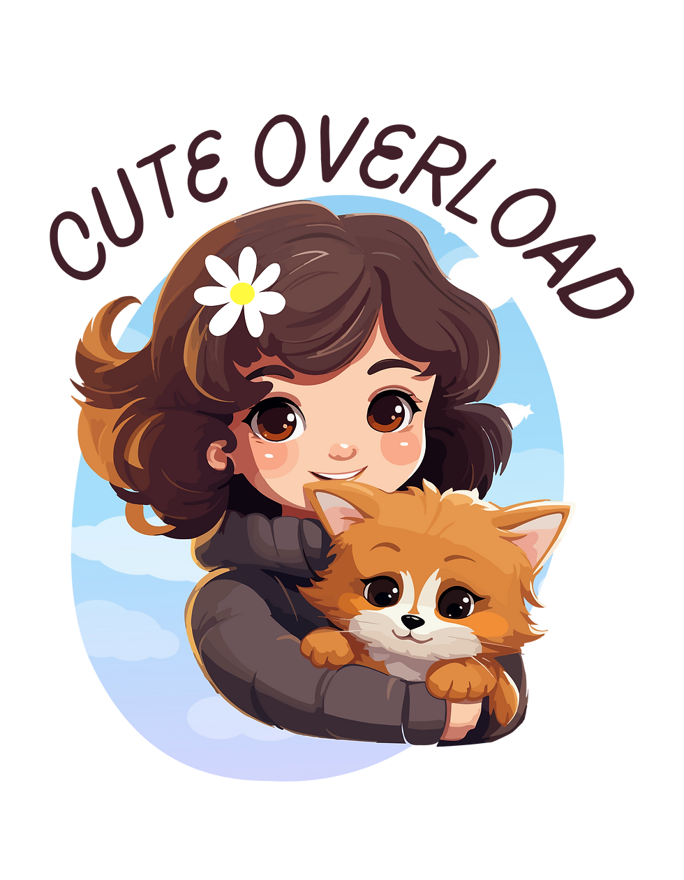Cute Overload Sticker | ODETTA ROCKHEAD-KERR