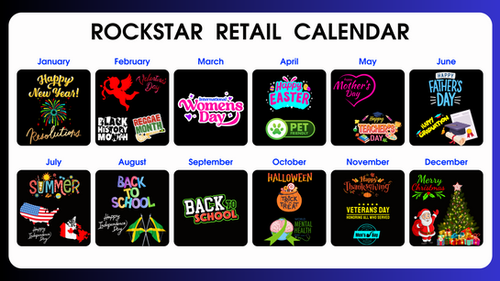 Rockstar Retail Calendar and Chat GPT Prompts | ODETTA ROCKHEAD-KERR