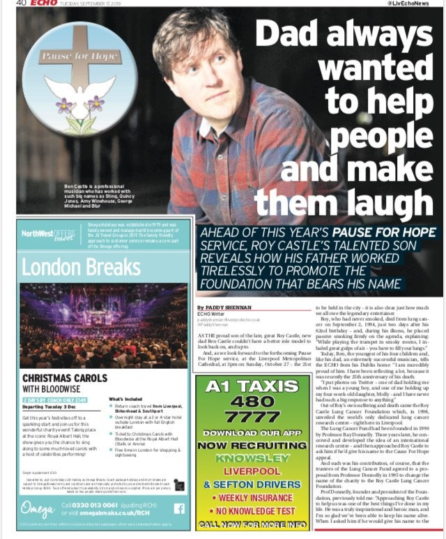 Liverpool Echo interview Ben Castle