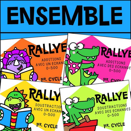 Ensemble - Rallyes Additions et Soustractions - 1er cycle -(0 à 500 ...