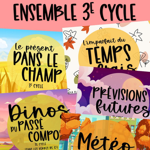 Ensemble - Ateliers autonomes Conjugaison - 3e cycle | La classe de Karine