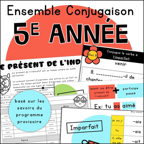 Ensemble - Conjugaison - 5e année | La classe de Karine
