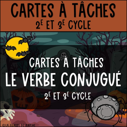 CàT- Le verbe conjugué - 2e et 3e cycle | La classe de Karine